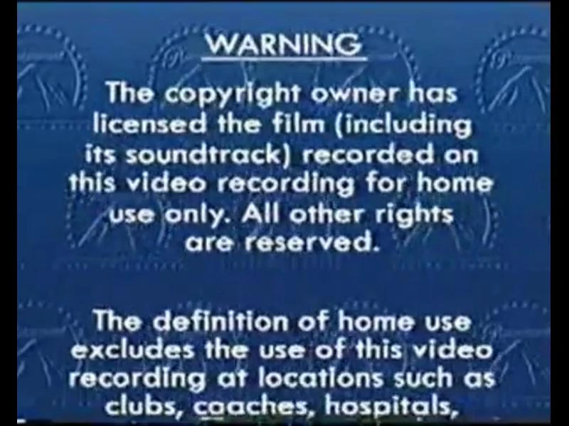 Image - Paramount Home Entertainment UK Warning (2000) (Variant) (S1 ...