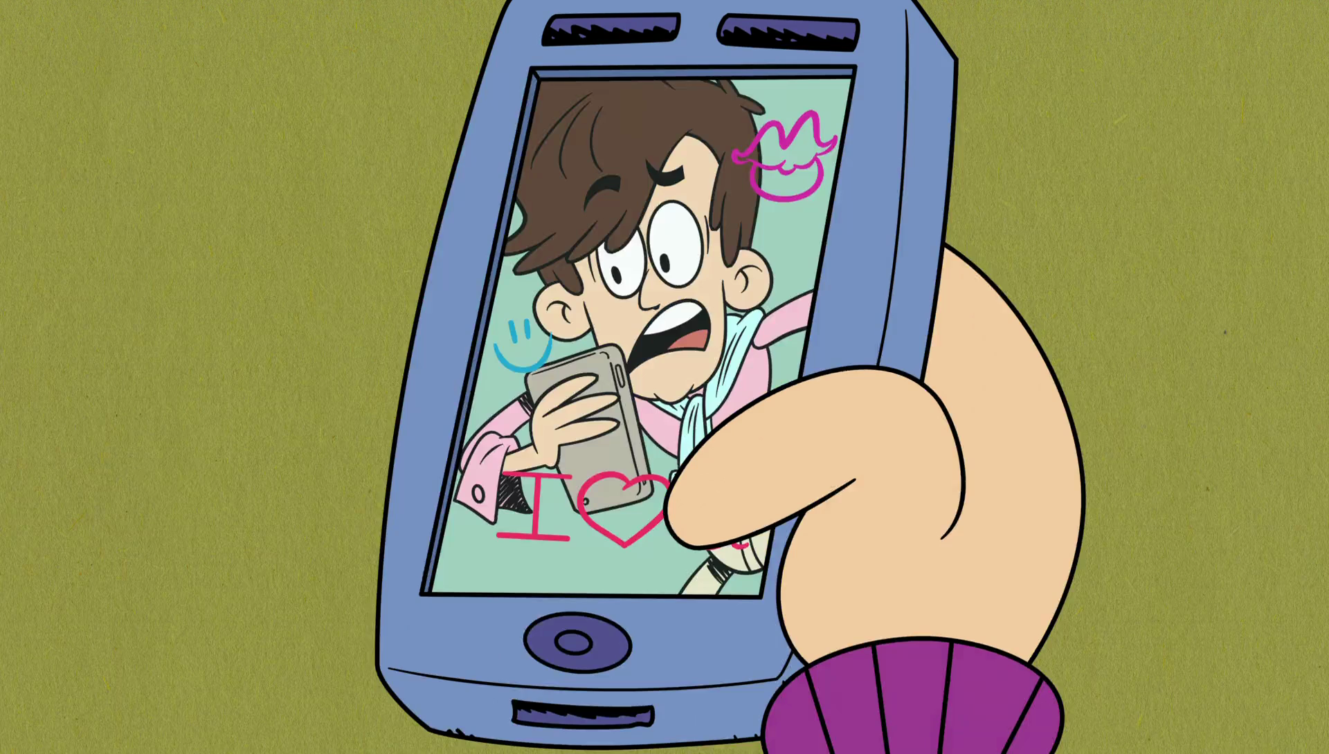 Image S1e26a Photo Of Hugh On Loris Phonepng The Loud House Encyclopedia Fandom Powered
