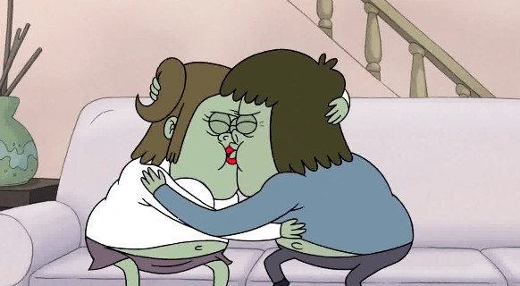 Image - S4E15.027 Muscle Man and Starla Making Out.png | Regular Show ...