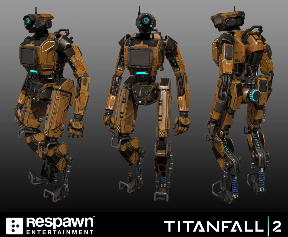 Mk. III Mobile Robotic Versatile Entity Automated Assistant | Titanfall ...