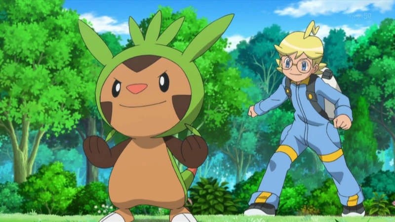 Image - 800px-Clemont and Chespin.png | Pokemon Fan Fiction Wiki ...