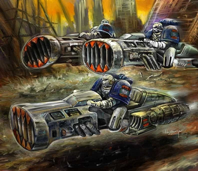 Legion Jetbike Sky Hunter Squadron | Warhammer 40k | FANDOM powered by ...