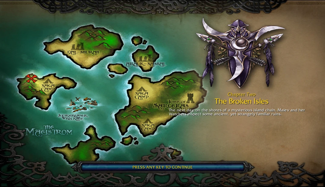 It's hard to fit Broken Isles on the world map