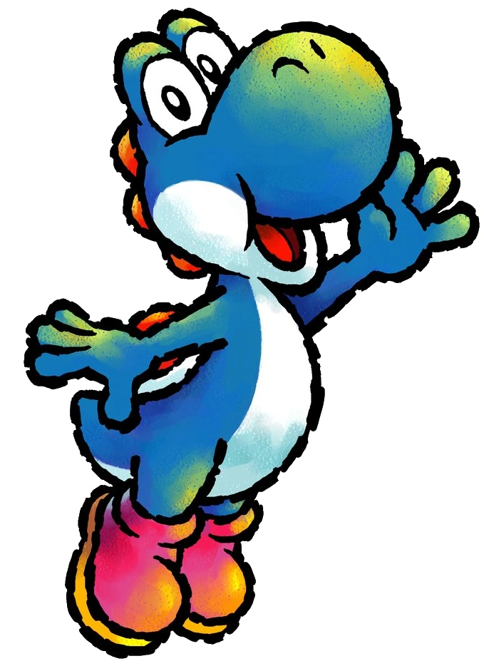 Image - Blue Yoshi Artwork - Yoshi's Island DS.png | Yoshi Wiki ...