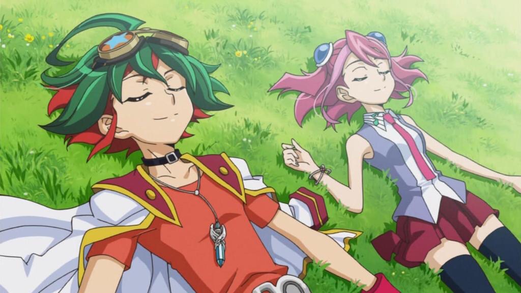 Image Yuya And Yuzu Asleep Yu Gi Oh Arc V Wiki Fandom Powered By Wikia