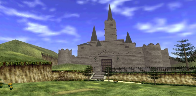 Image Château Dhyrule Oot Zeldawiki Fandom Powered By Wikia