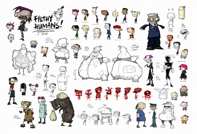 Image - ZIM-HUMANS.jpg | Invader ZIM Wiki | Fandom powered by Wikia
